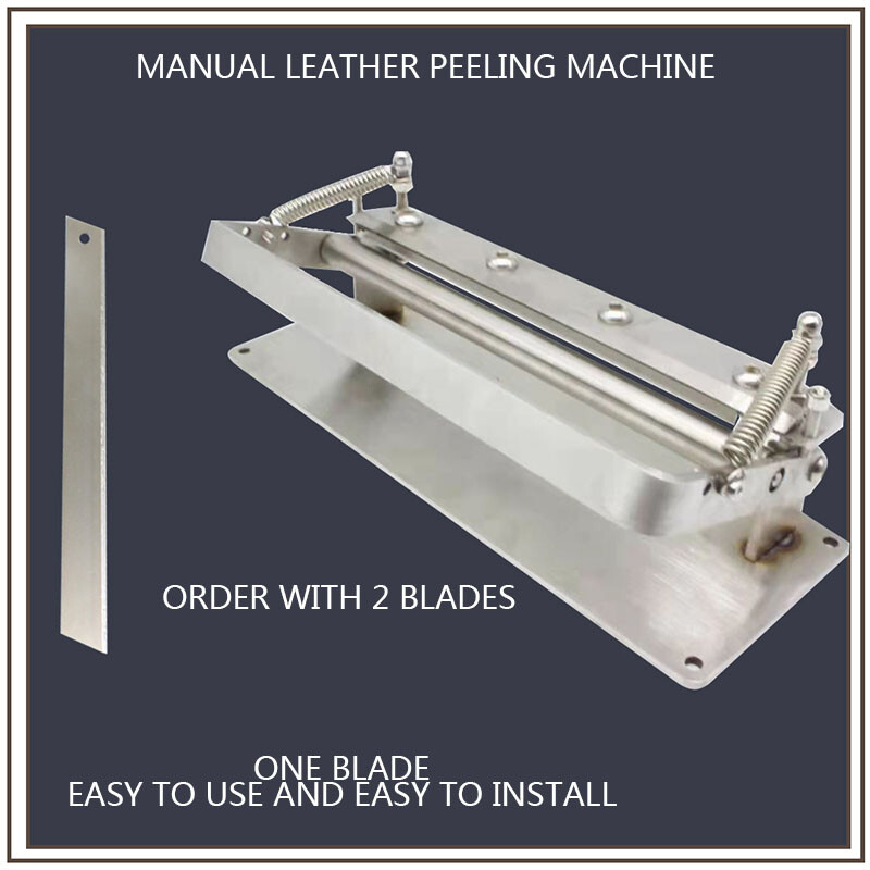 Stainless Steel Leather Shoveling Peeling Machine Cowhide Sheet Leather ...