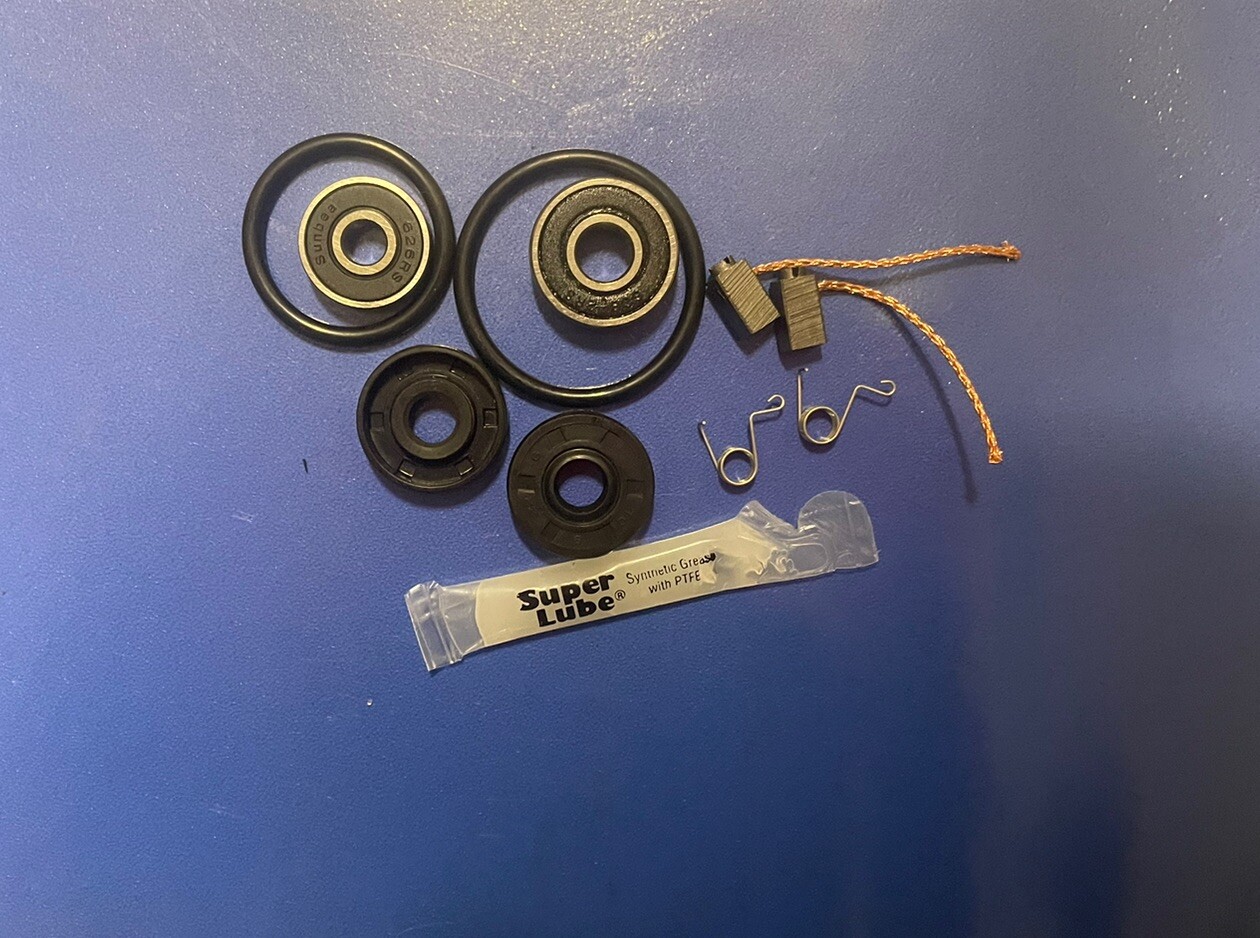 PRO REBUILD KIT DOLPHIN POOL ROBOT IMPELLER MOTOR SEAL SPRING FITS ALL ...