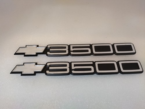 Chevy 1988-2000 Silverado 3500 Door Emblem Badge Logo Nameplate Name ...