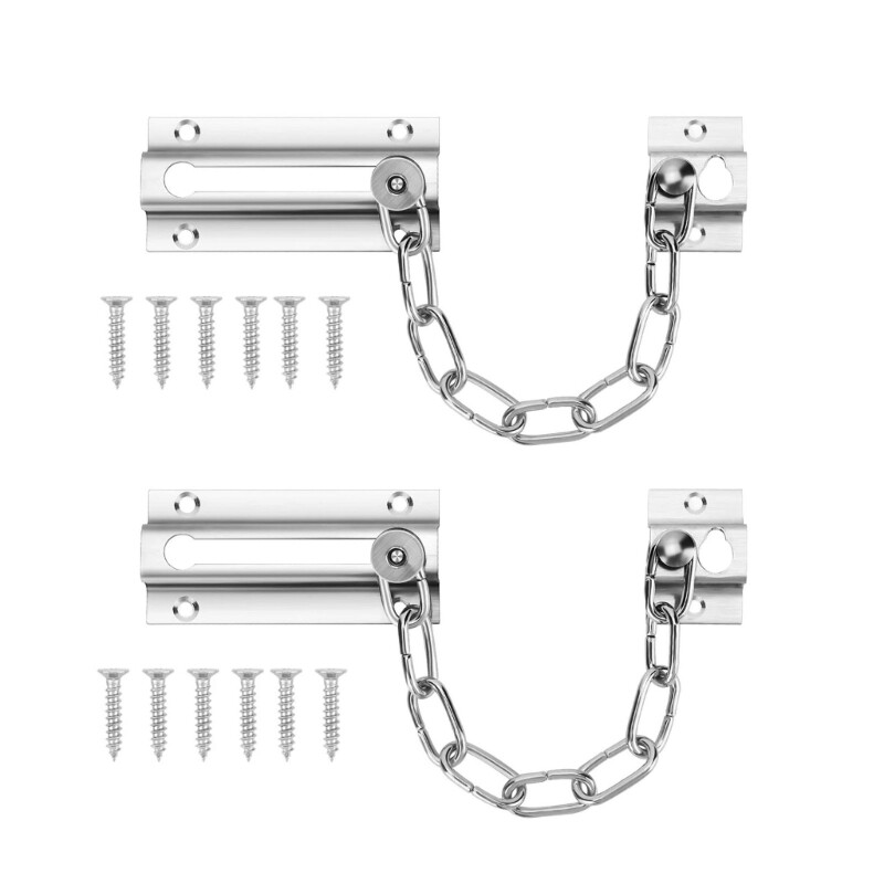 Effective Door Chain Lock Metal Door Lock Interior Door Chain Lock Home ...