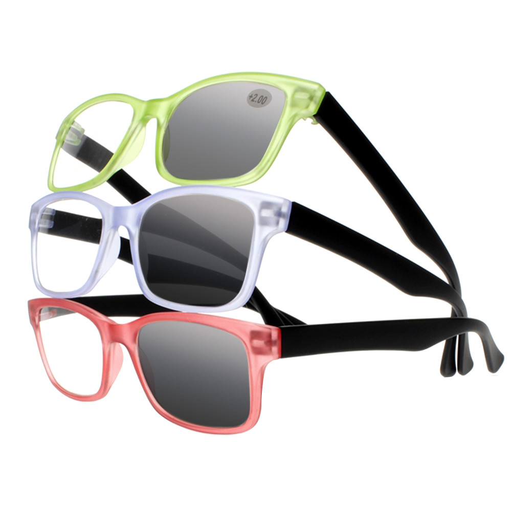 Multifocal Progressive Transition Photochromic Square Nerd Geek Reading ...