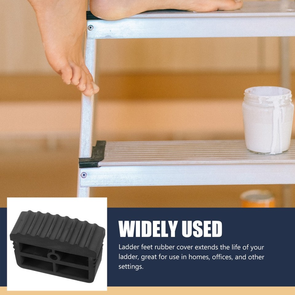 2 Count Non-slip Feet Furniture Protectors Clear Stair Treads Ladder ...