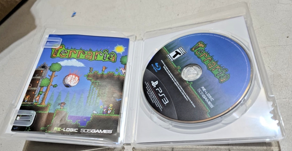 Terraria, PlayStation 3 PS3 Video Game Disc, COMPLETE WITH MANUAL FAST ...