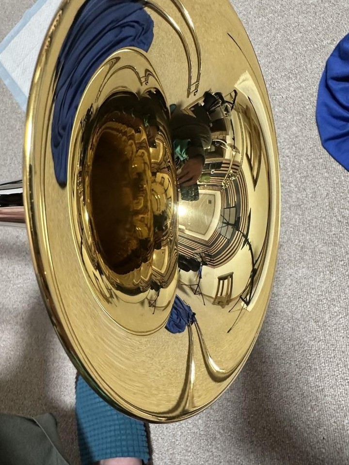 King 3B Silver Sonic Trombone Professional Model Sterling Bell with ...