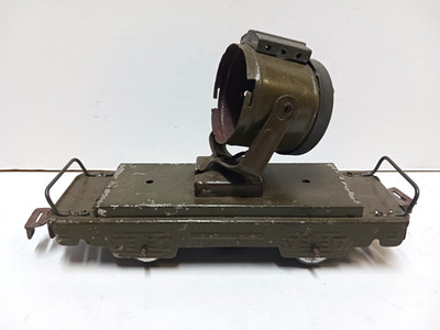 Marx Army Supply Train 500 Flat Car With Searchlight Spotlight | eBay