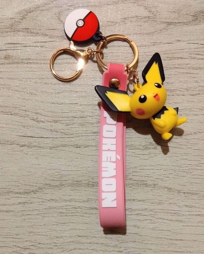 Pokemon Pichu Keychain Strap With Figure | eBay