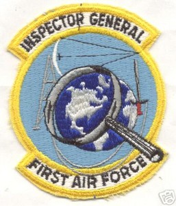 1st AIR FORCE IG patch | eBay