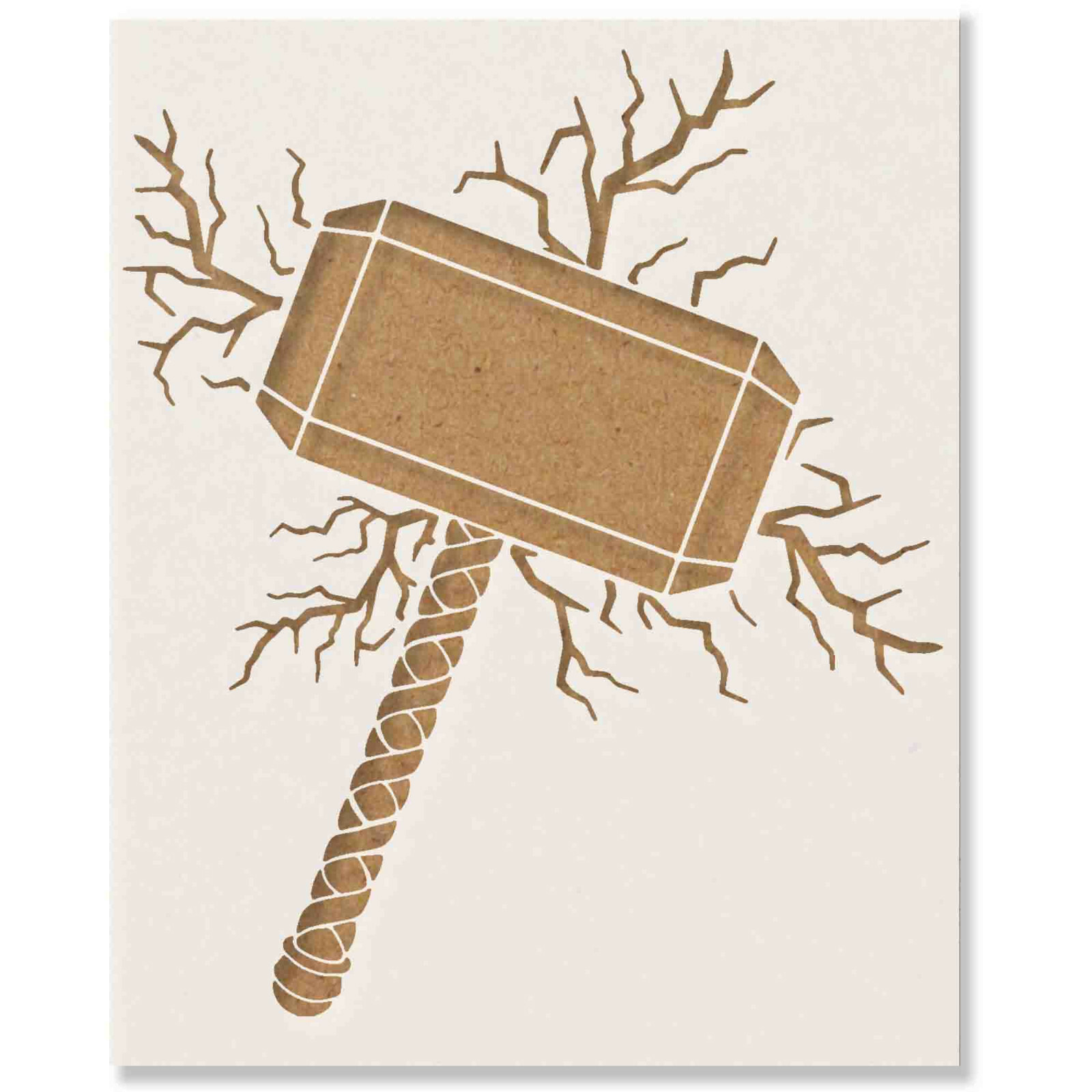 Thor Hammer stencil - Celtic Tree of Life - Norse Viking Odin Mjolnir ...