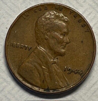 1944 wheat penny no mint mark "L" rim error | eBay