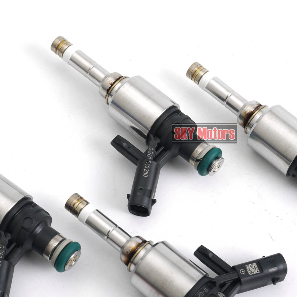 OEM 4x BOSCH Fuel Genuine Injectors Jet For VW Jetta Passat AUDI A3 A4 ...