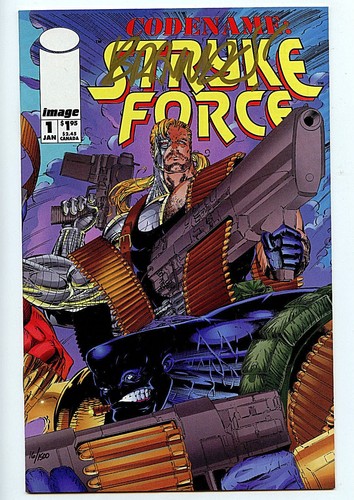 Codename Stryke Force #1 Peterson Signed Image Comic nm COA DF A 1994 ...