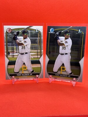 Tony Blanco Jr 2023 Bowman 1st #BCP-134 Chrome & #BP-134 Paper Pirates ...