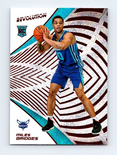 2018-19 Panini Revolution #113 Miles Bridges Rookie RC Charlotte ...