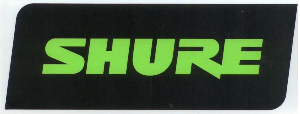 NEW Shure Bumper Sticker Part# 330B41666 - Ships Free! | eBay
