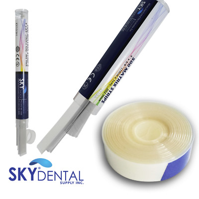 Up to 1000x Dental Mylar Strips Matrix Clear Tube or 45" roll .002 ...