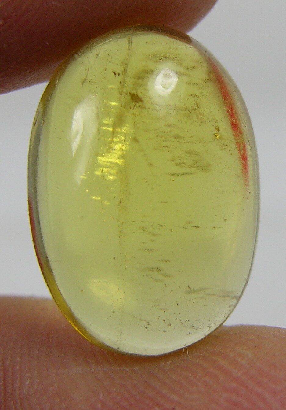 7.40ct Pakistan Yellow Beryl Heliodor Oval Cabochon Gemstone 1.45g 16 ...