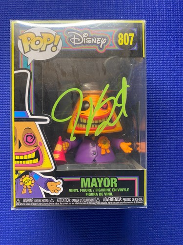 Tim Burton Signed "Mayor" Nightmare Before Christmas Funko scarce W ...