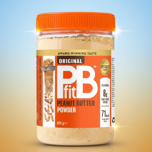 PB Fit Peanut Butter Powder 425g High Protein, 87% Less Fat, Vegan BBe ...