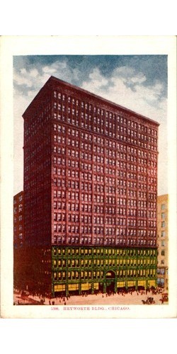 1905 Chicago Heyworth Building Postcard Cook County IL Halftone ...