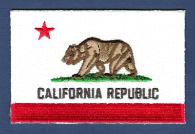CALIFORNIA State Flag Patch | eBay