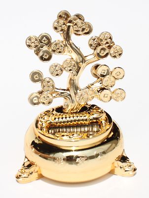 Money Fortune Coin Dancing Tree / Plant Flip Flap For GREAT Wealth Feng ...