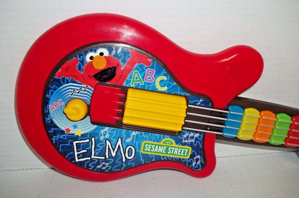 Hasbro Playskool Sesame Street Red Elmo Guitar 2010 Instrument ...