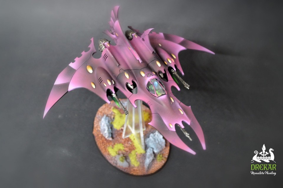 Razorwing Jetfighter Drukhari Dark eldar warhammer 40K ** COMMISSION ...