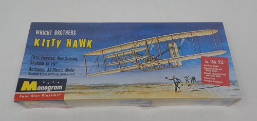 Monogram Classics Wright Brothers KITTY HAWK Repro Authentic Model Kit ...