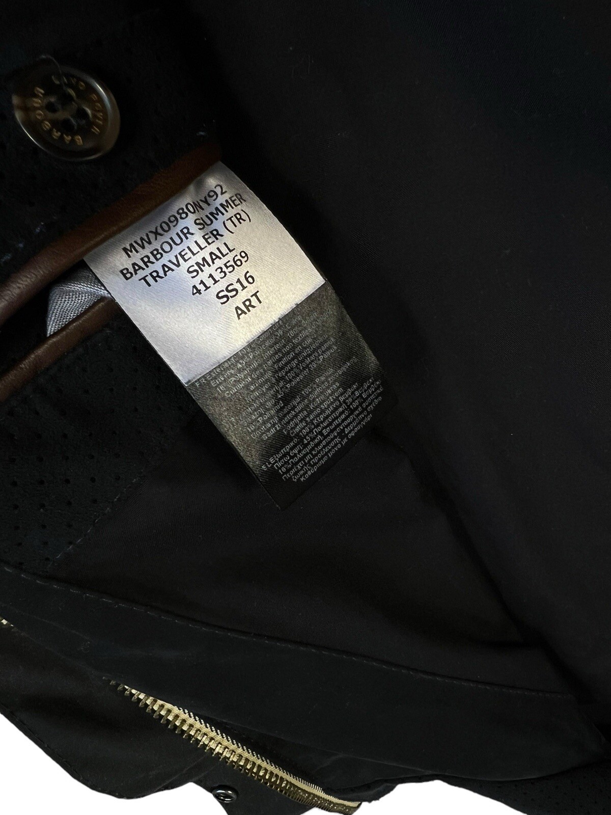 Barbour x Land Rover Summer Traveller Men's Jacket Cotton Waxed Coat ...