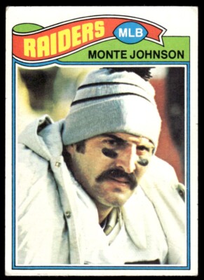 1977 Topps Monte Johnson Rookie Oakland Raiders #77 | eBay