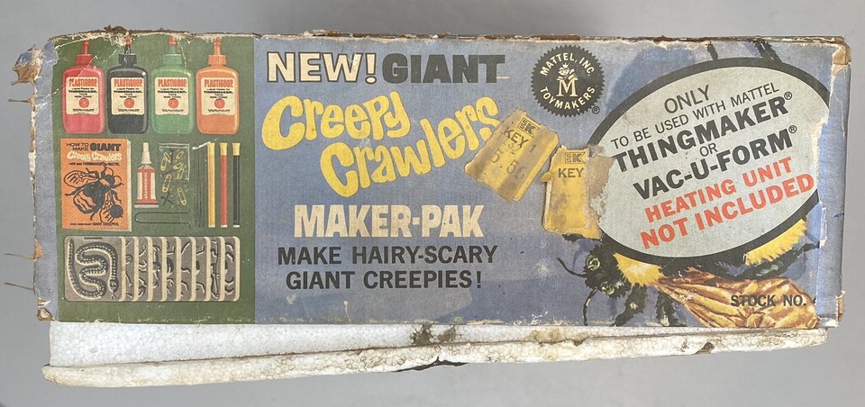 Mattel Giant Creepy Crawlers Maker-Pak 1960s + Extras 13 Total ...