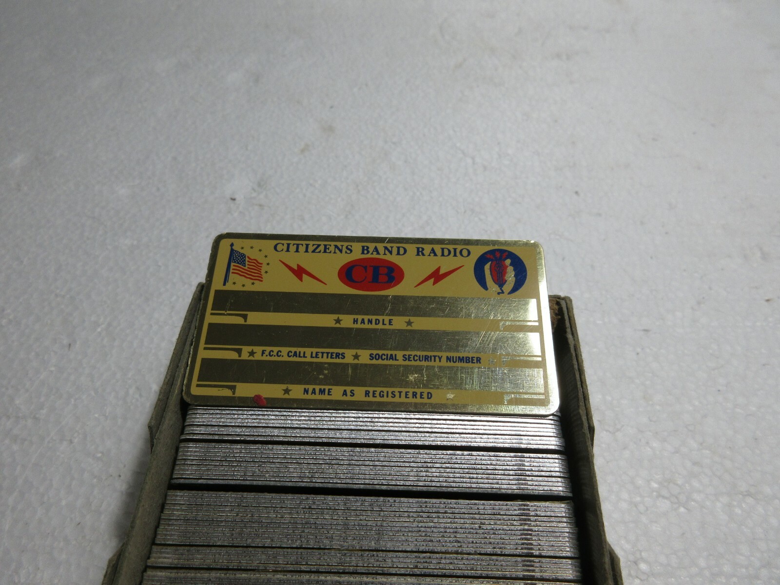 85 Vtg Citizens Band CB Ham QSL Radio Cards USA Metal Perma | eBay