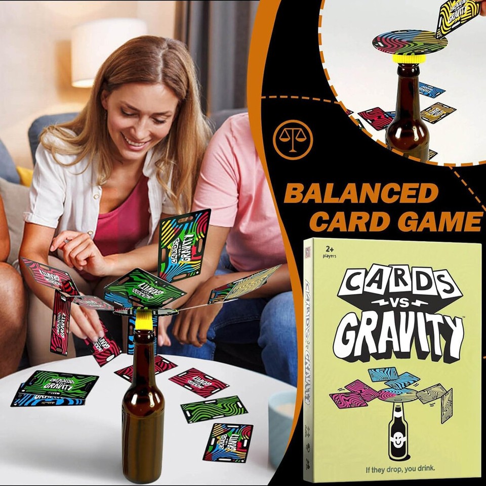 Multifunctional Anti-Gravity Card Balance Travel Game for Vacations ...
