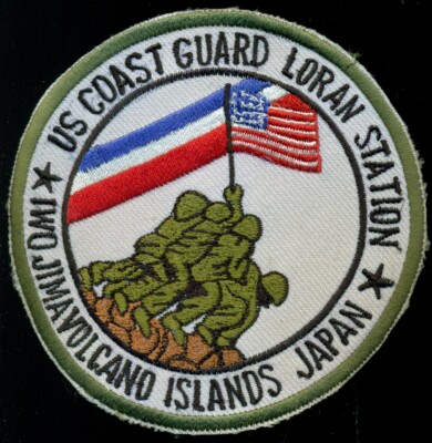 USCGC Coast Guard Loran Station Iwo Jima Volcano Islands Japan Patch AA ...