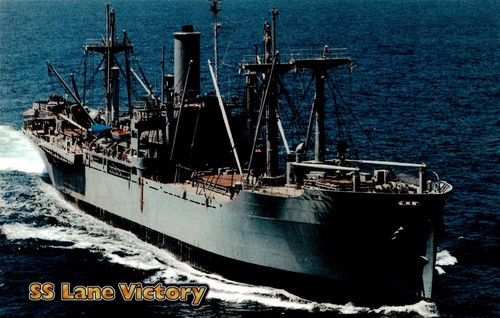 Postcard SS Lane Victory VC2-S-AP3 Merchant Ship | eBay