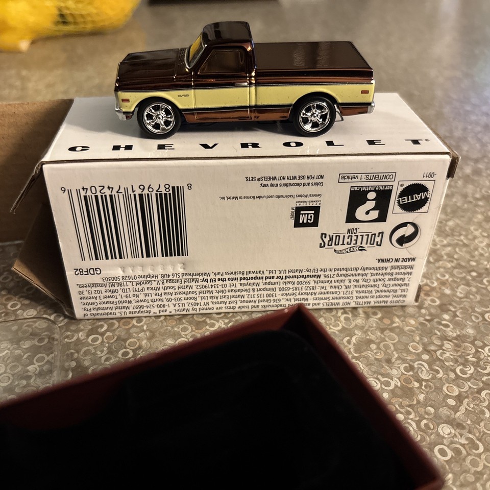 2019 HOT WHEELS RLC 69 CHEVROLET C10 ADJUSTABLE SUSPENSION Root Beer ...