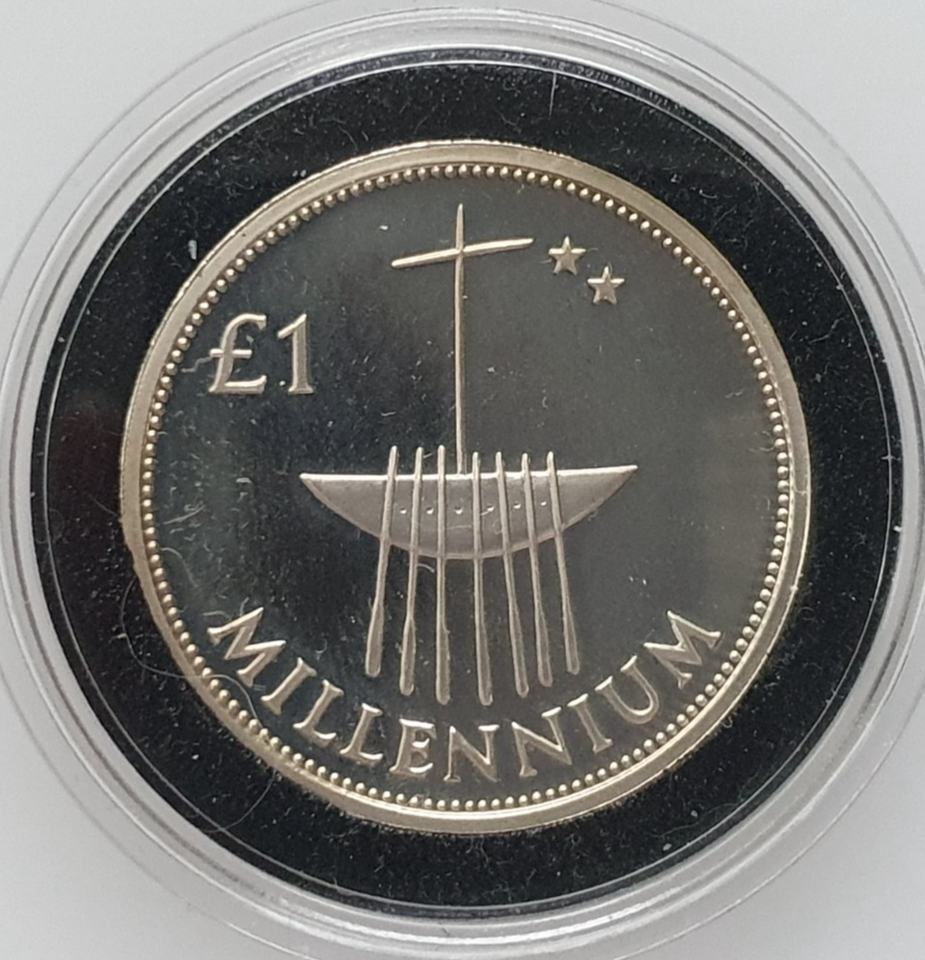 2000 Ireland 1 Pound - Millennium - Silver Coin - PROOF - UNC! | eBay