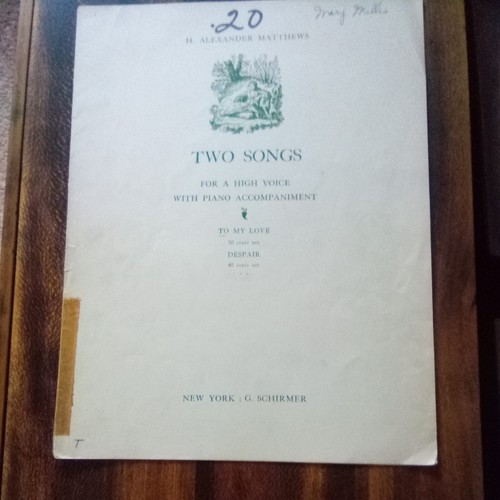 To My Love By H. Alexander Matthews 1907 Sheet Music | eBay