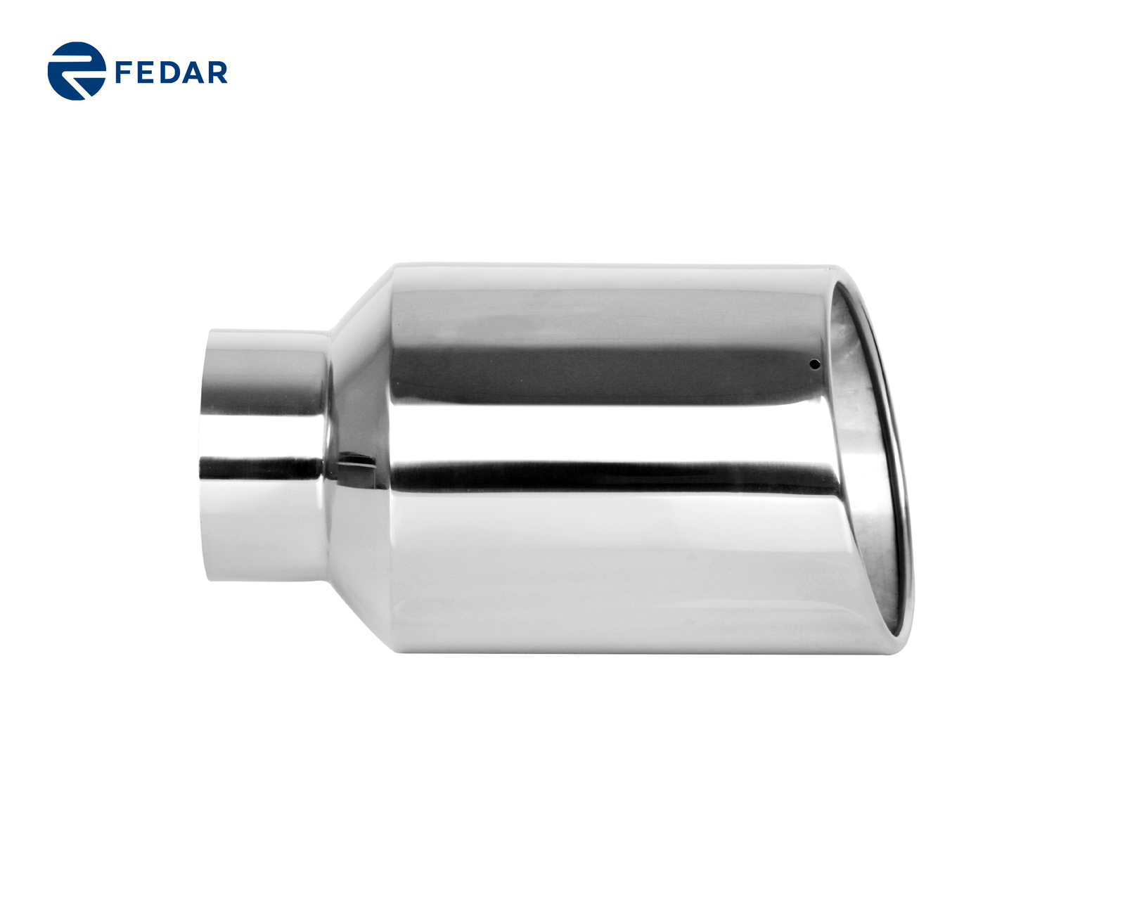 Truck Exhaust Tip Tail Pipe 5" Inlet 8" Outlet 15" Long Rolled End ...