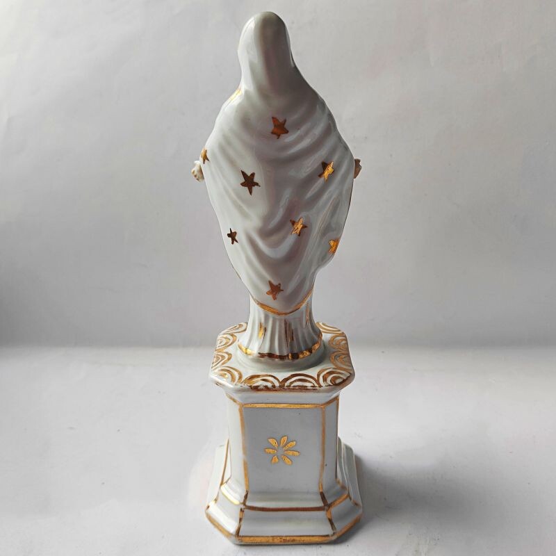 Religious Style Ceramic Statue Mid 20th Century Crystal Ceramics ...