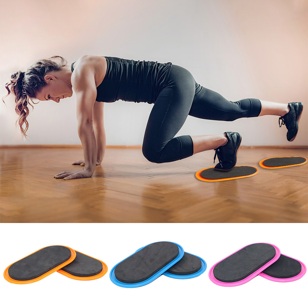 1Pair Core Gliding Discs Full-Body Sports Sliders Home Gym Workout ...