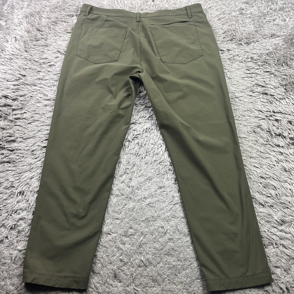 Fabletics Pants The Don 5-Pocket Stretch Men's 38x28 Green Golf ...
