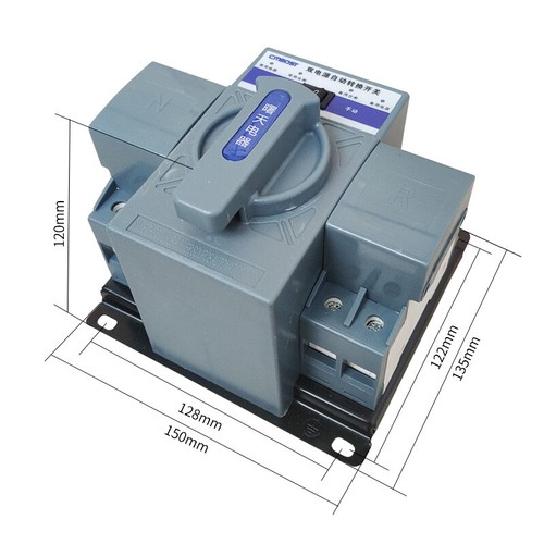 63A 2P Manual Automatic Transfer Switch Dual Power Conversion Generator ...