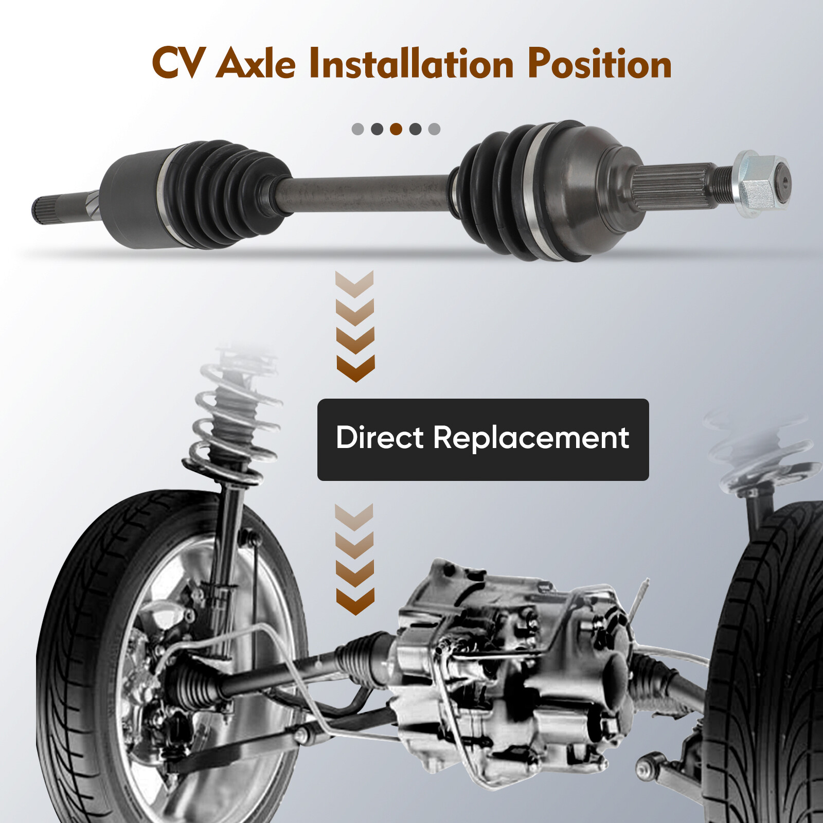 2008-2014 Nissan Rogue CV Axles Front Left Right | Pair | Select 2014 ...