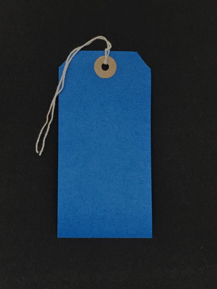 Strung Tie On Tags String Luggage Labels Wedding Craft 120mm x 60mm ST5 ...