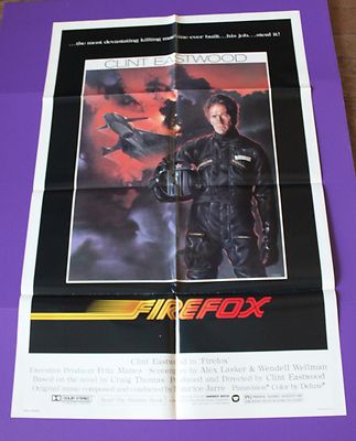 FIREFOX ORIGINAL ONE SHEET MOVIE POSTER CLINT EASTWOOD | eBay