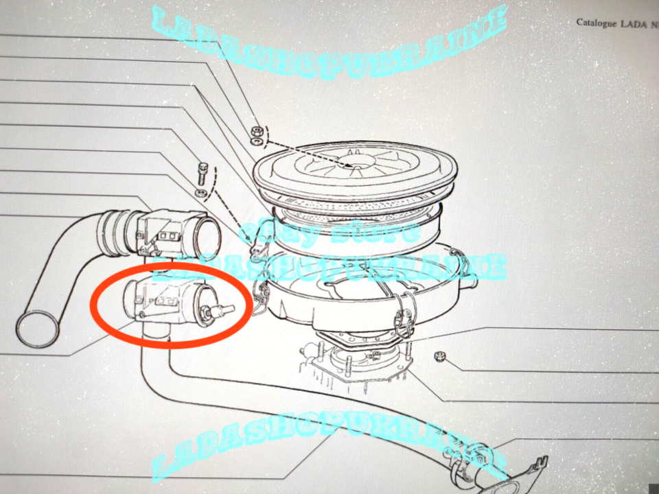 Filtro de aire completo para LADA NIVA 21213 Air Filter Complete ...