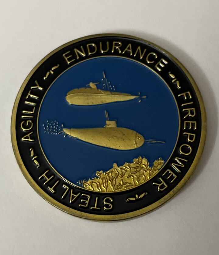 U S Navy Nuclear Submarine Warfare The Silent Service Challenge Coin | eBay