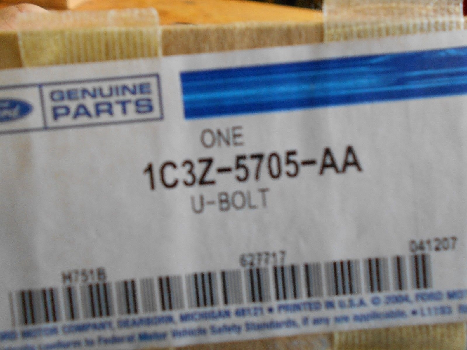 NEW 2001 - 2013 FORD F250 F350 SUPERDUTY REAR LEAF SPRING U BOLT 1C3Z ...