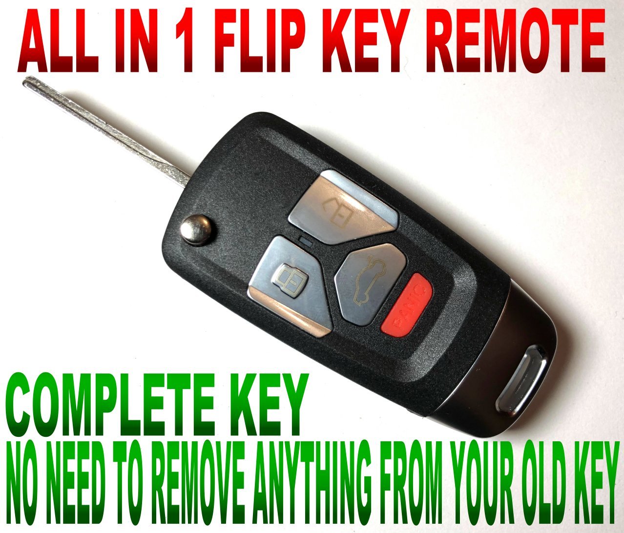 I-KEY STYLE FLIP KEY REMOTE FOR NISSAN X-TRAIL T31 KEYLESS ENTRY CHIP ...